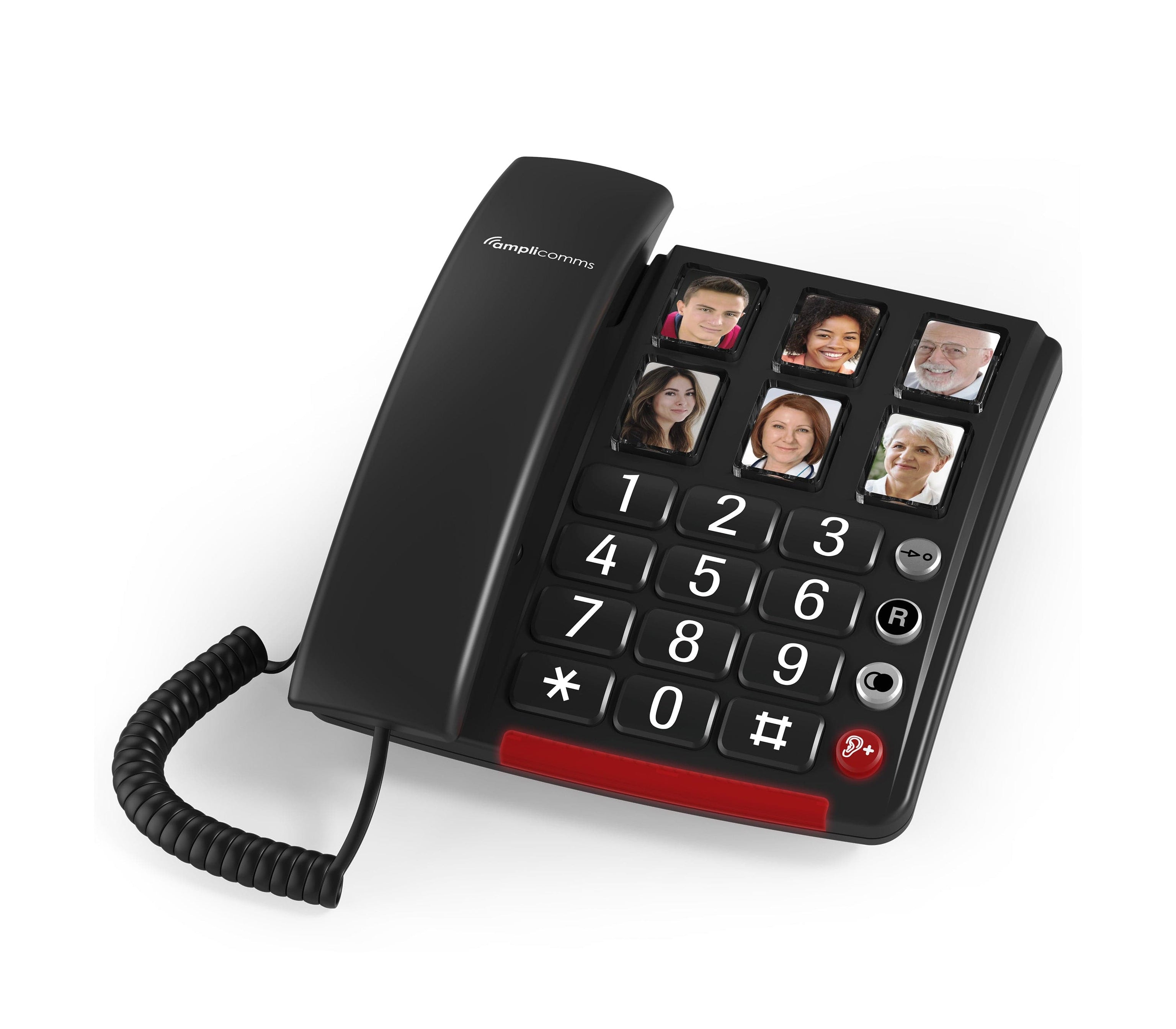 Amplicomms Bigtel 40 Plus Extra Loud Telephone with Big Buttons - Story ...