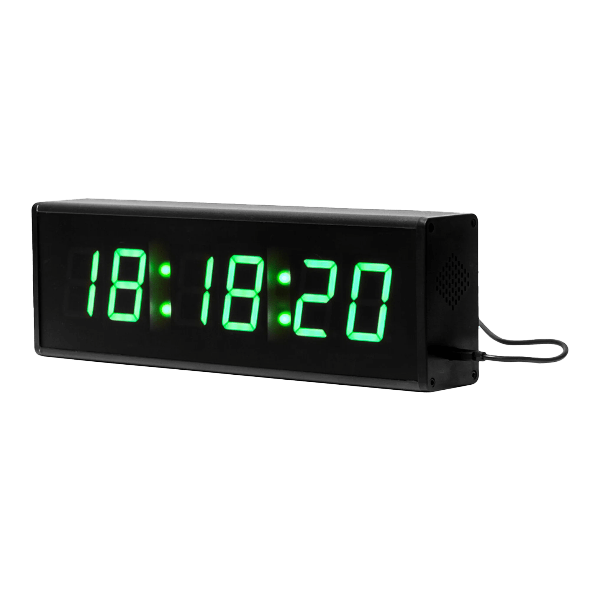 LED Remote Controlled Clock - Green / 31 cm - Story & Sons