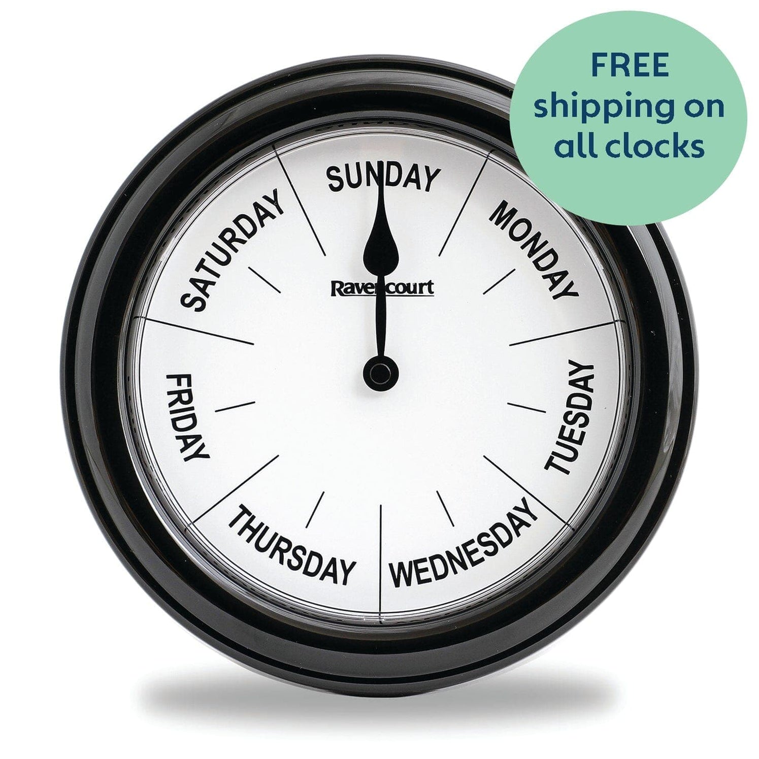 Memory Loss Days of the Week Clock - (Refurbished) - Story & Sons