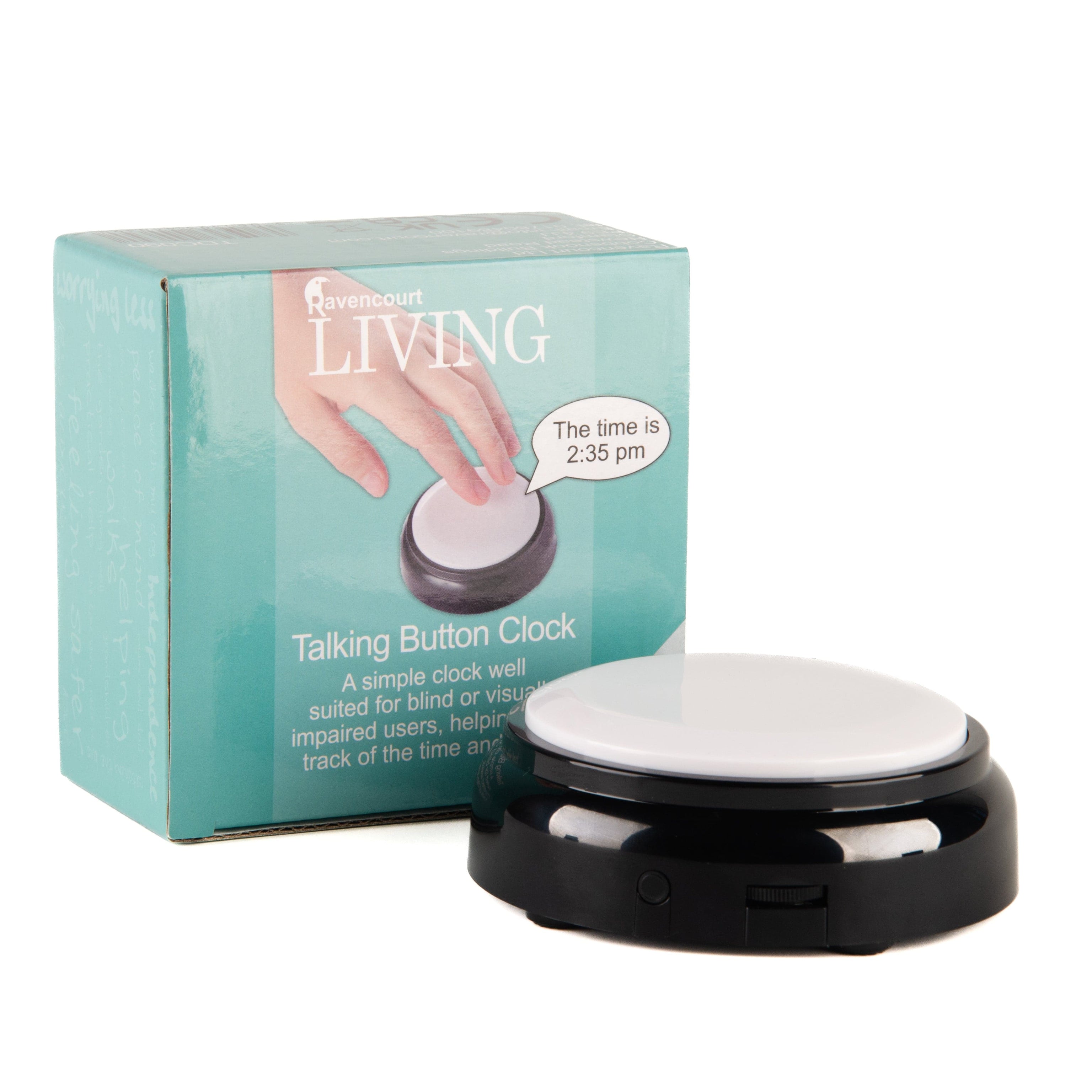 Ravencourt Living Talking Button Clock - Story & Sons
